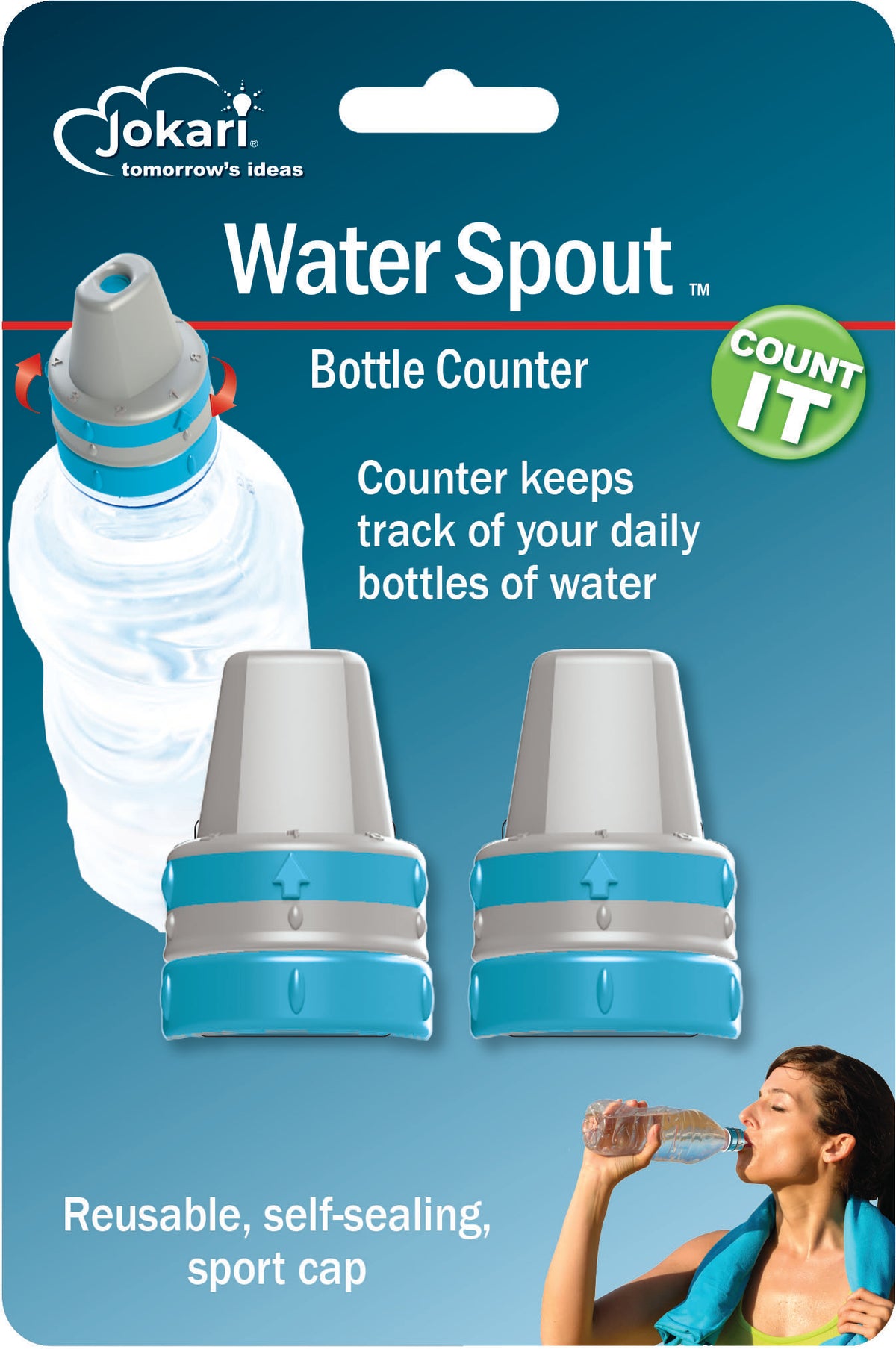 Water Spout™ - Bottle Counter – Jokari
