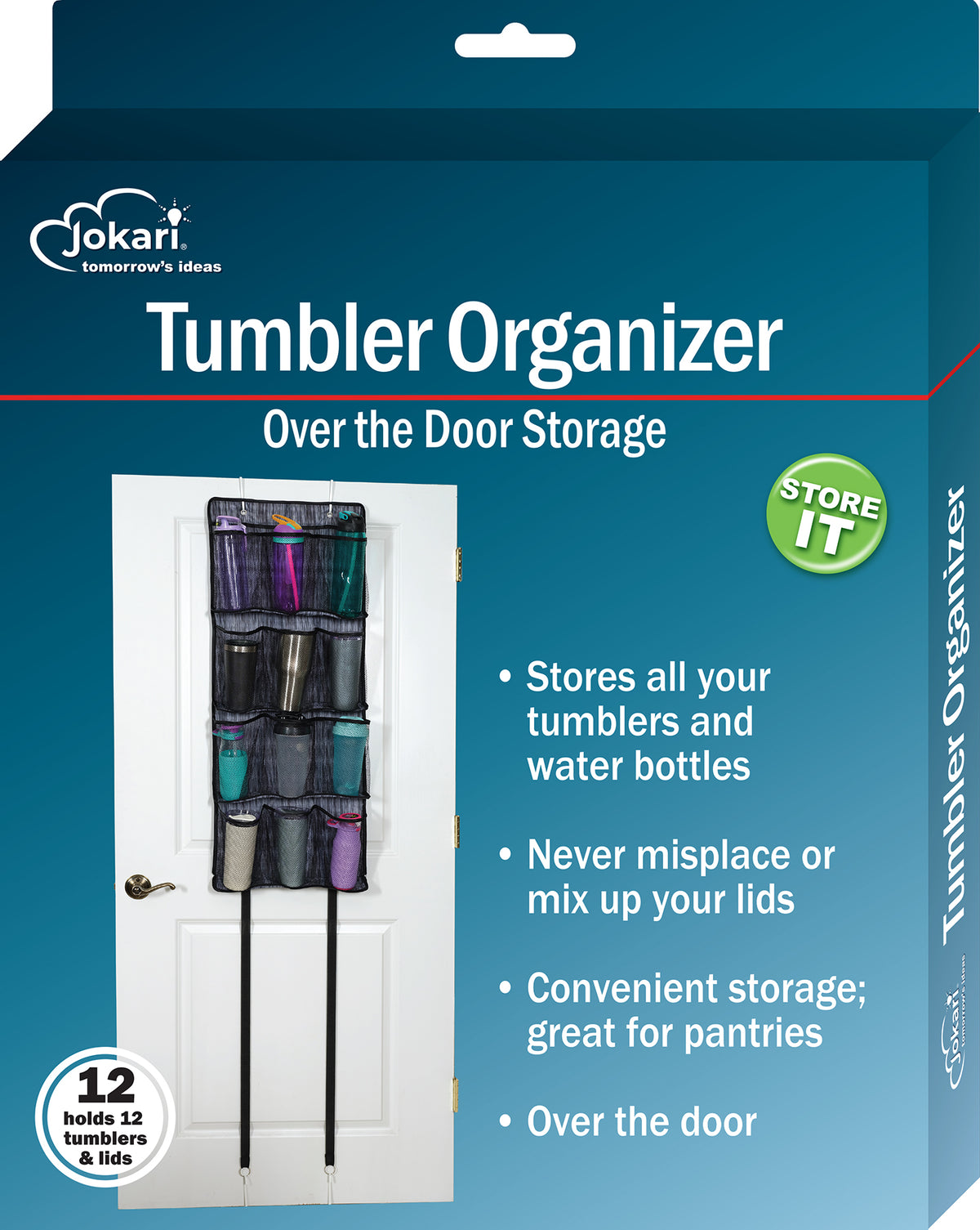 Tumbler Organizer - Over The Door Storage – Jokari
