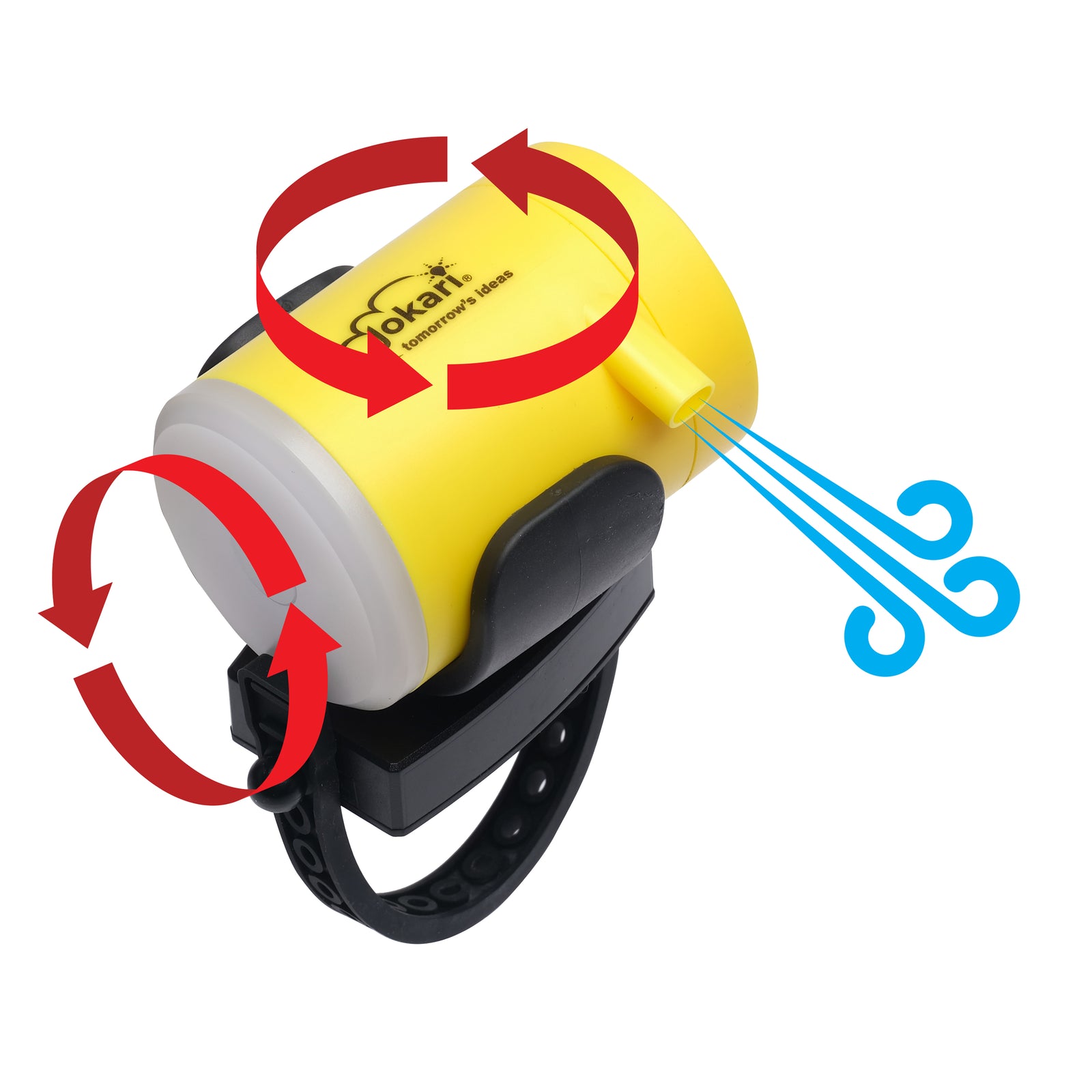 Dust Blaster™ - Attachable Blower & Work Light – Jokari